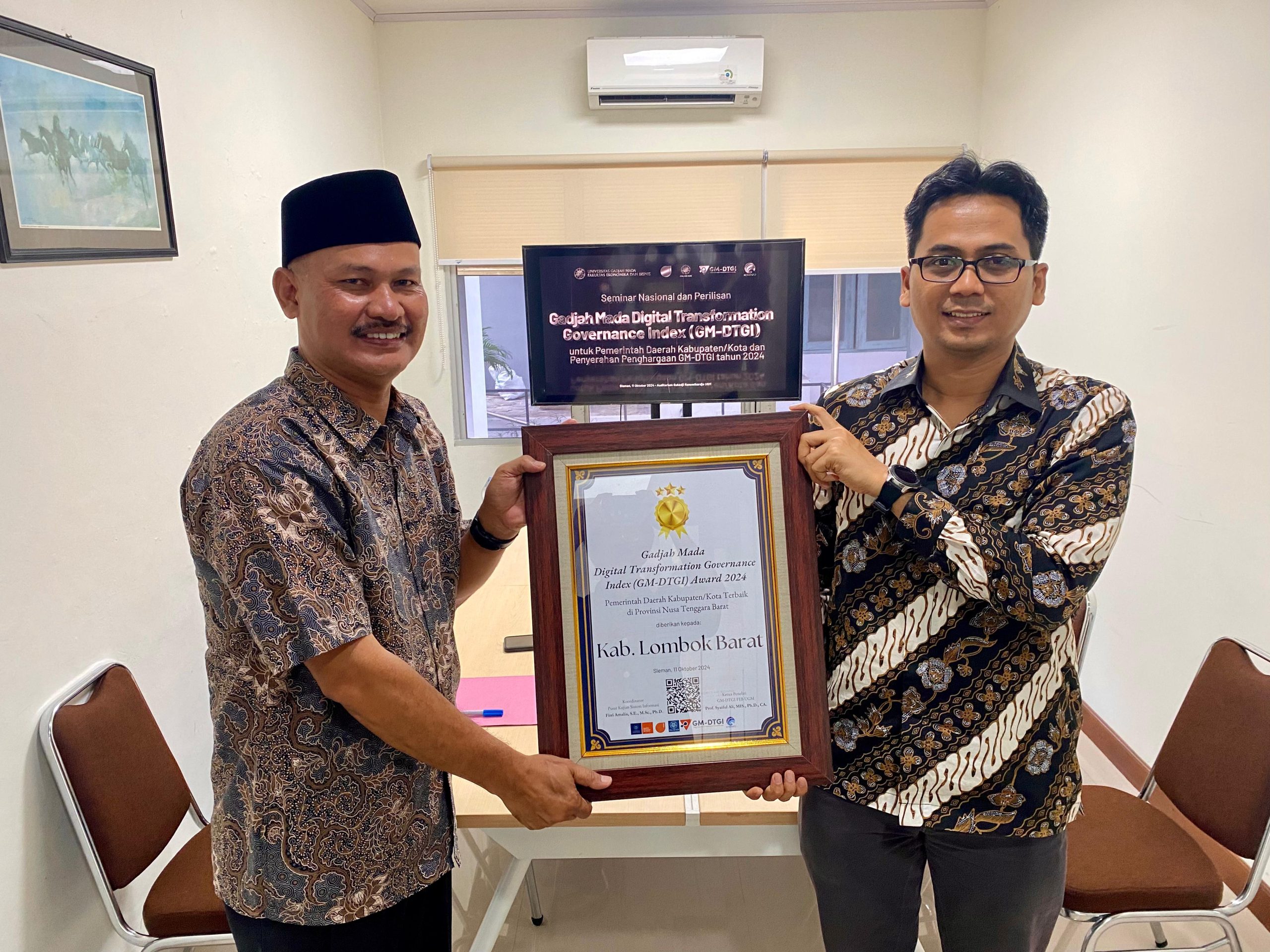 Kunjungan Diskominfotik Kabupaten Lombok Barat ke Tim GM-DTGI di FEB ...